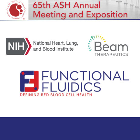 Functional Fluidics is a proud participant in the 65TH ASH annual meeting & exposition